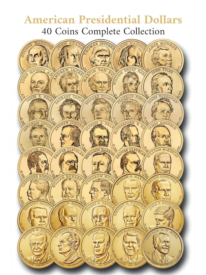 USA - Complete United States Presidential $1 Coin Set – Numismate®